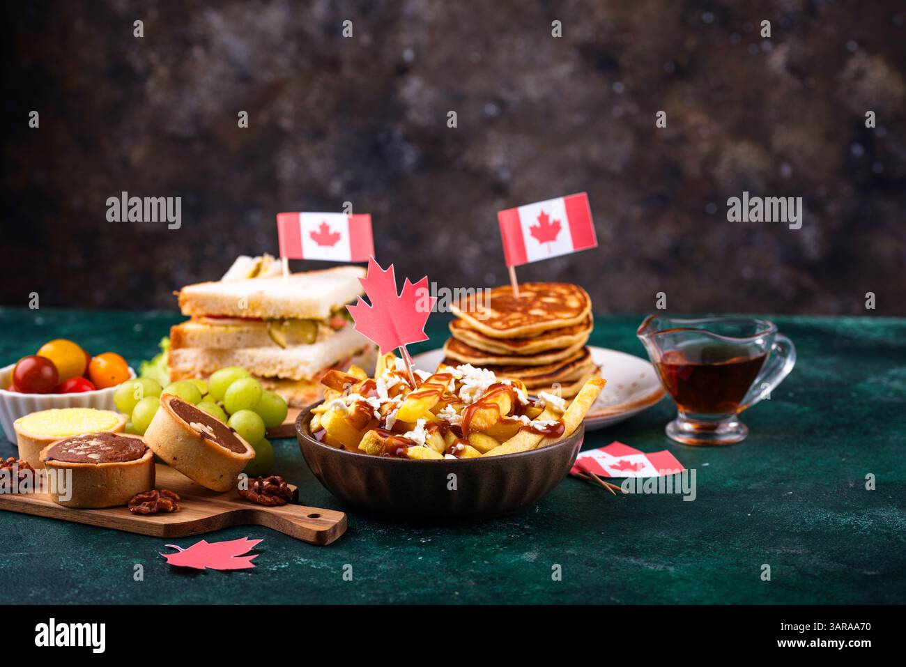 Canada Day traditional food concept Stock Photo - Alamy