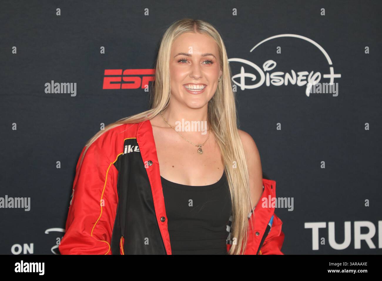 Sydney, Australia. 17th April 2025. Adele Samus attends the ESPN on Disney+ launch party at The ...