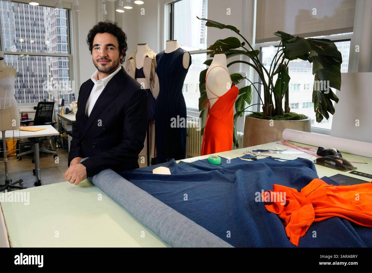 Designer Zac Posen poses for a portrait at the Gap corporate office on ...