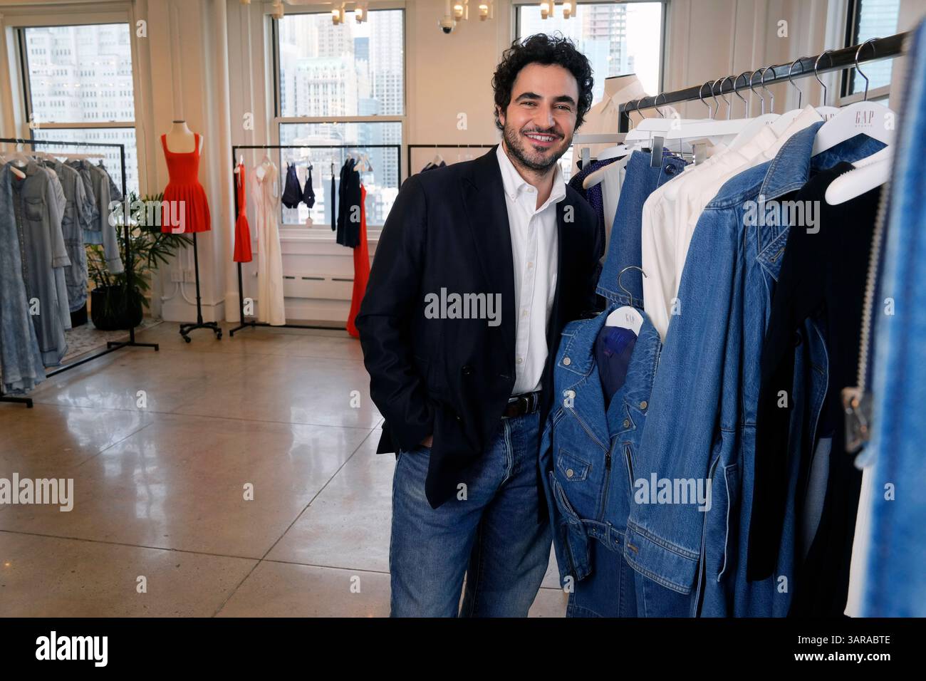 Designer Zac Posen poses for a portrait at the Gap corporate office on ...