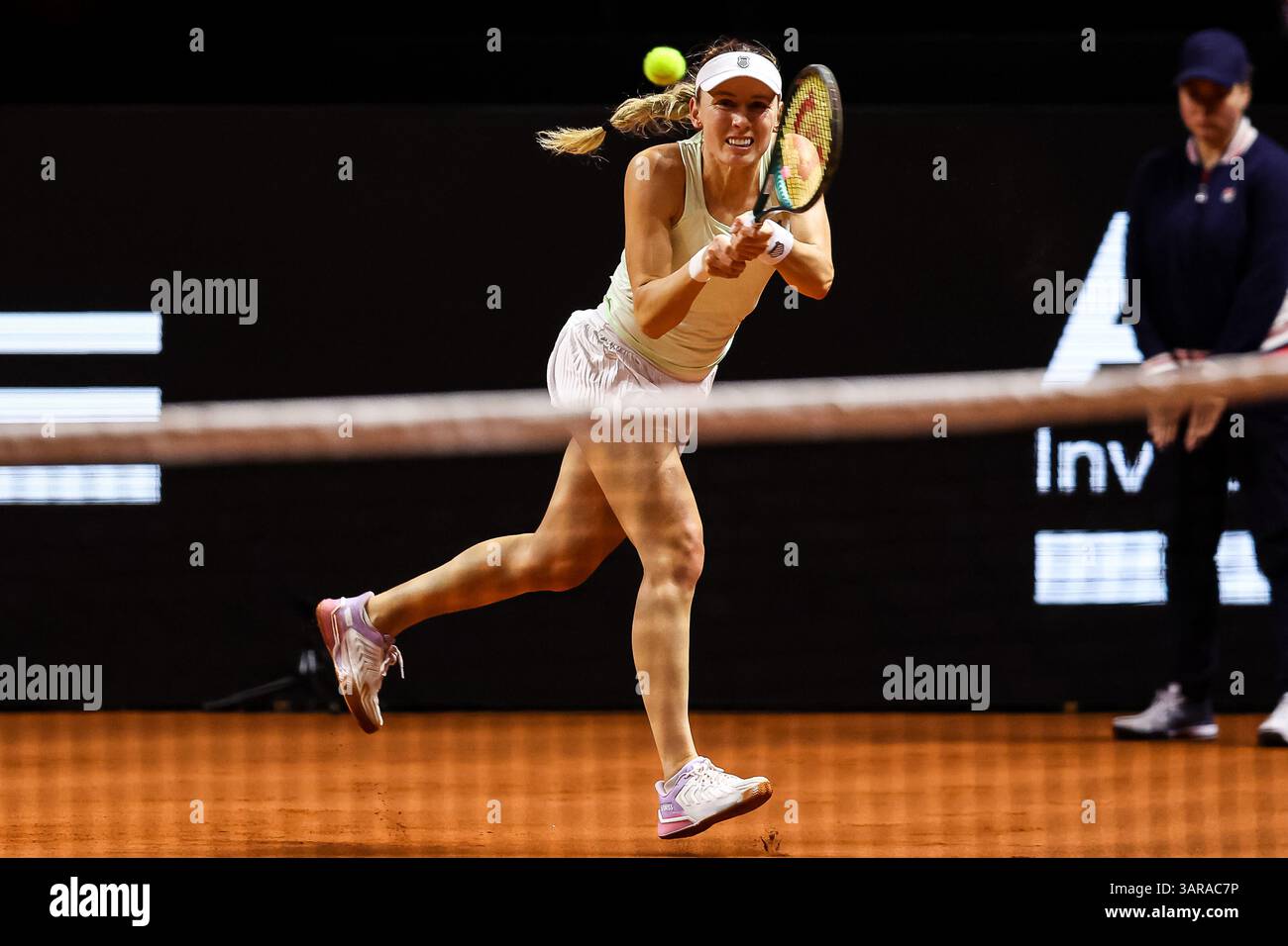 Stuttgart, Deutschland. 17th Apr, 2025. im Bild Ekaterina Alexandrova Mirra Andreeva vs ...