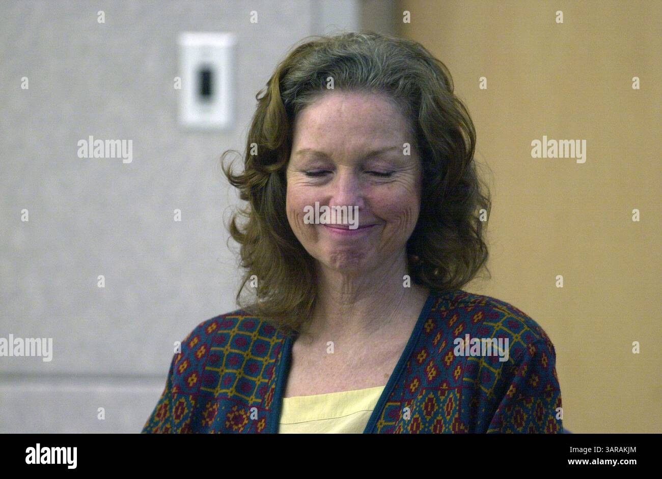 May 15, 2001 - Vista, California, U.S. - JANE DOROTIK with her defense ...