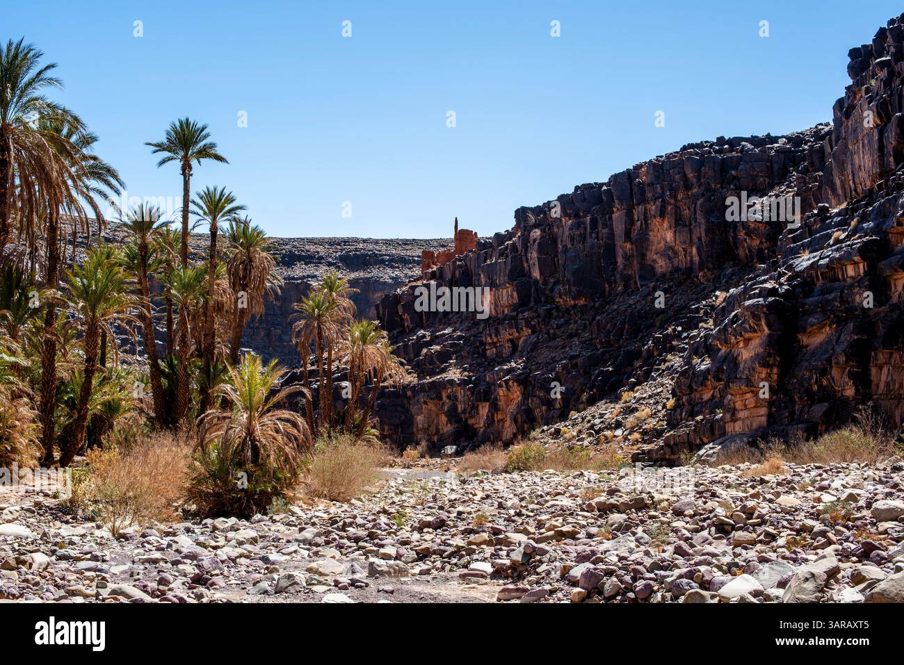 panorama in the valleys of the river Handour trekking destination in ...