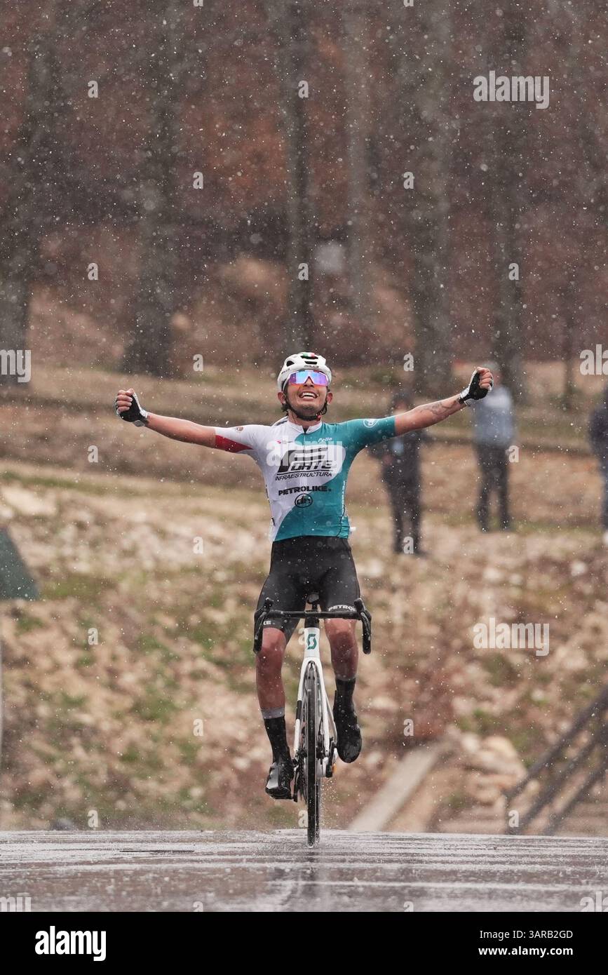 CALLEJAS SANTOS Edison Alejandro stage winner during the Giro d’Abruzzo, stage 3 from San ...