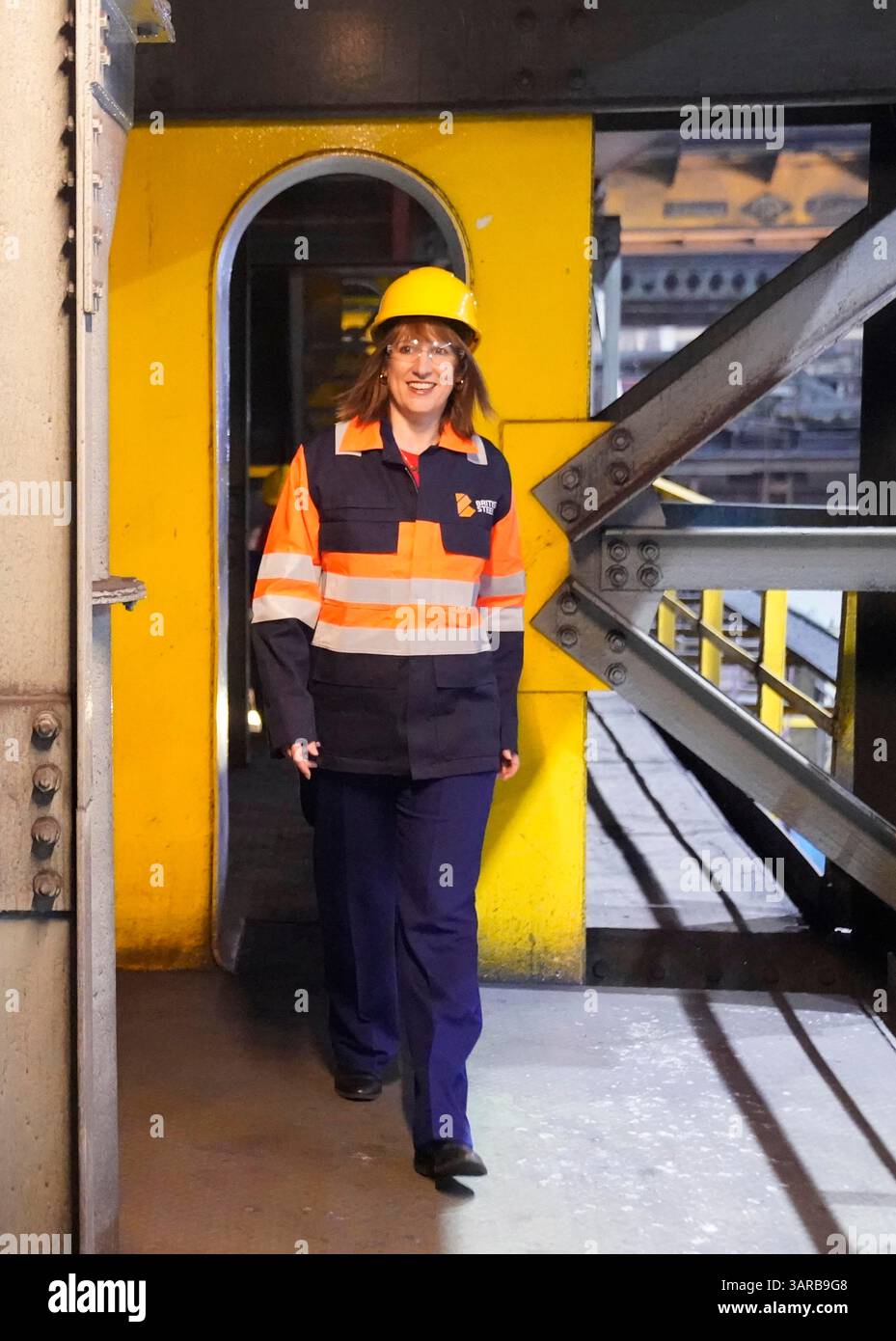 Chancellor of the Exchequer Rachel Reeves in the rail and sections hot ...