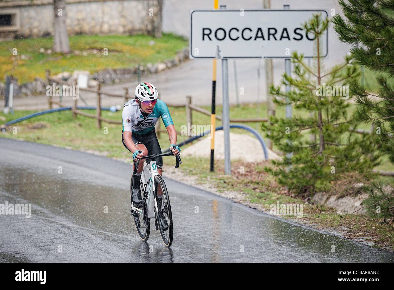 Edison Alejandro Callejas Santos (Petrolike) in action during the Giro dÕAbruzzo, stage from San ...