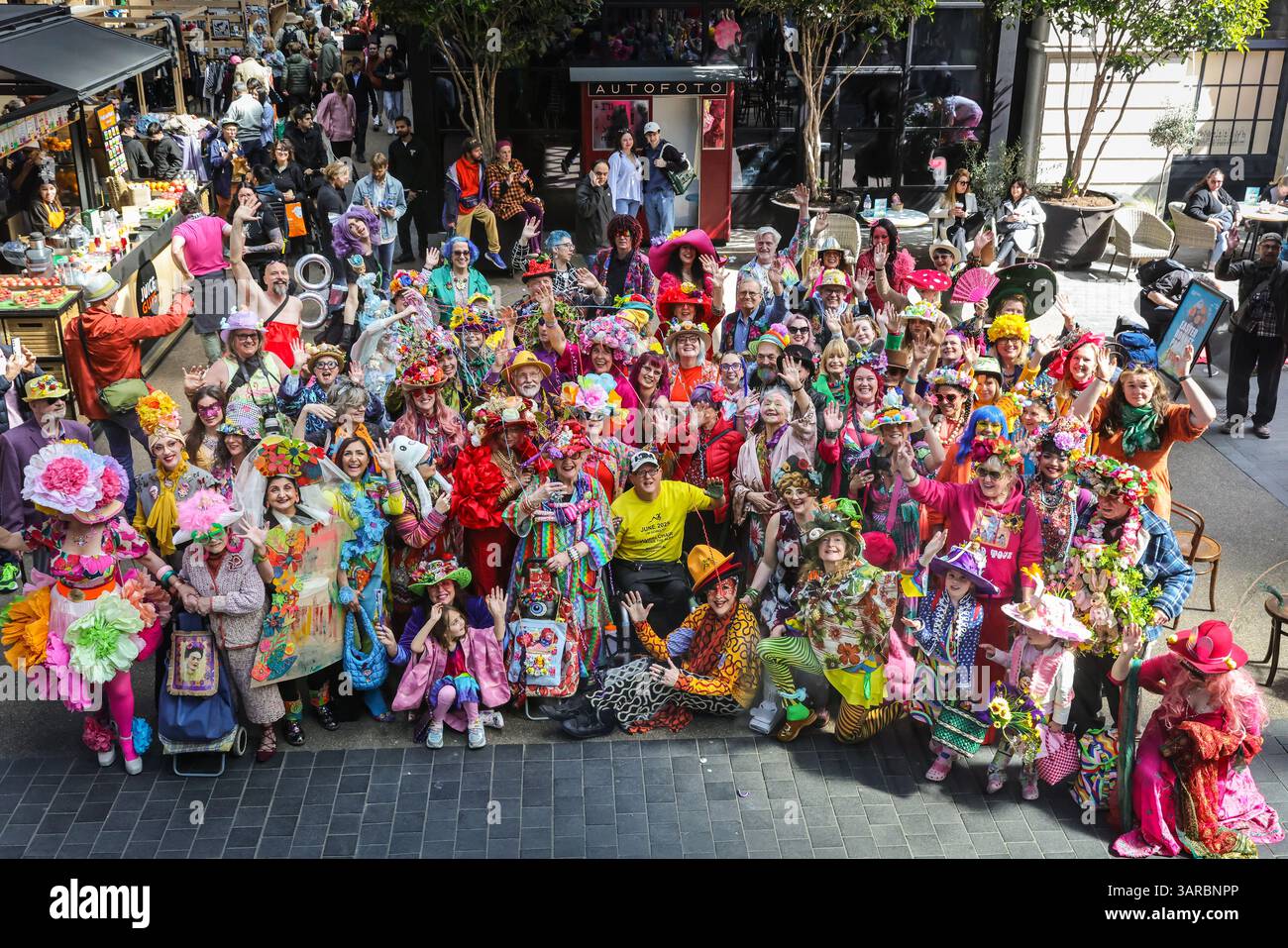 London, UK. 17th Apr, 2025. The group shot attracts much attention from ...