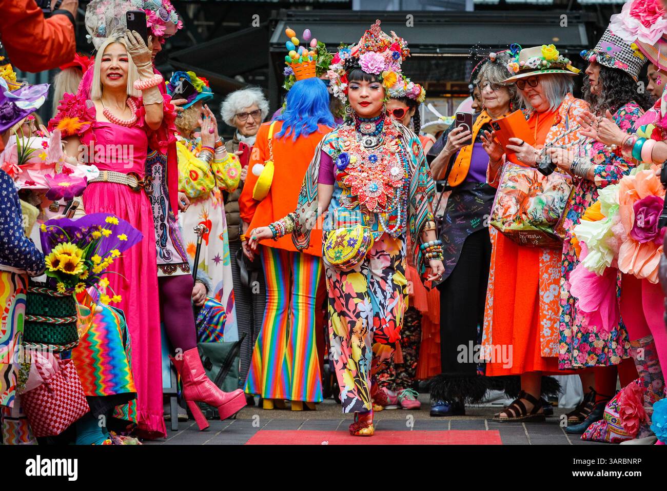 London, UK. 17th Apr, 2025. Cyd Kassandra (Skiyodu) shows off her ...