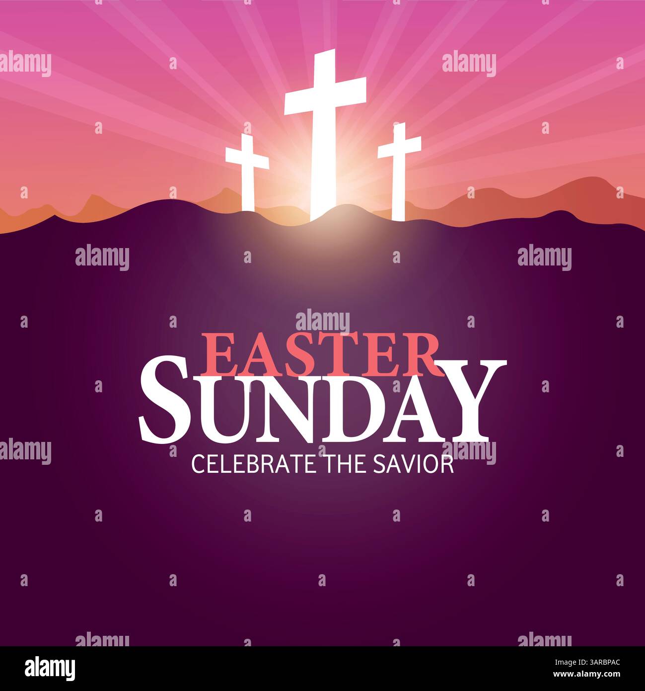 To celebrate the resurrection from the dead of Jesus on Easter Sunday ...