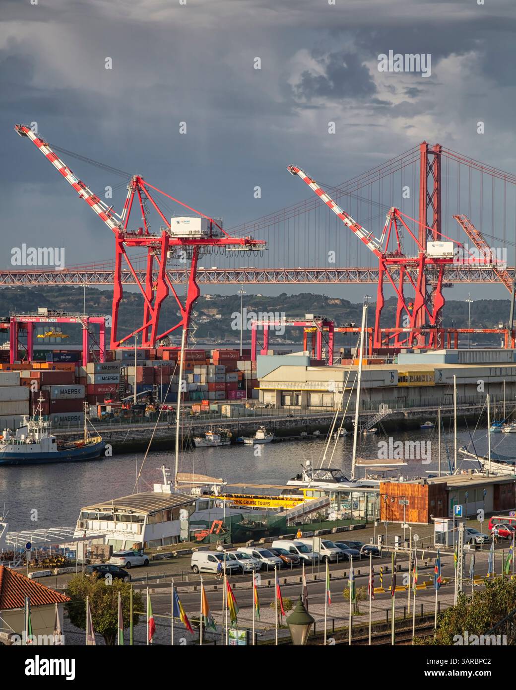 Port of Lisbon Stock Photo - Alamy