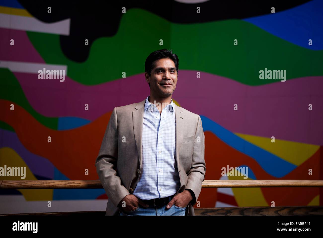 Ottawa, Can. 17th Apr, 2025. Oscar Acosta, CEO of tech startup Body ...