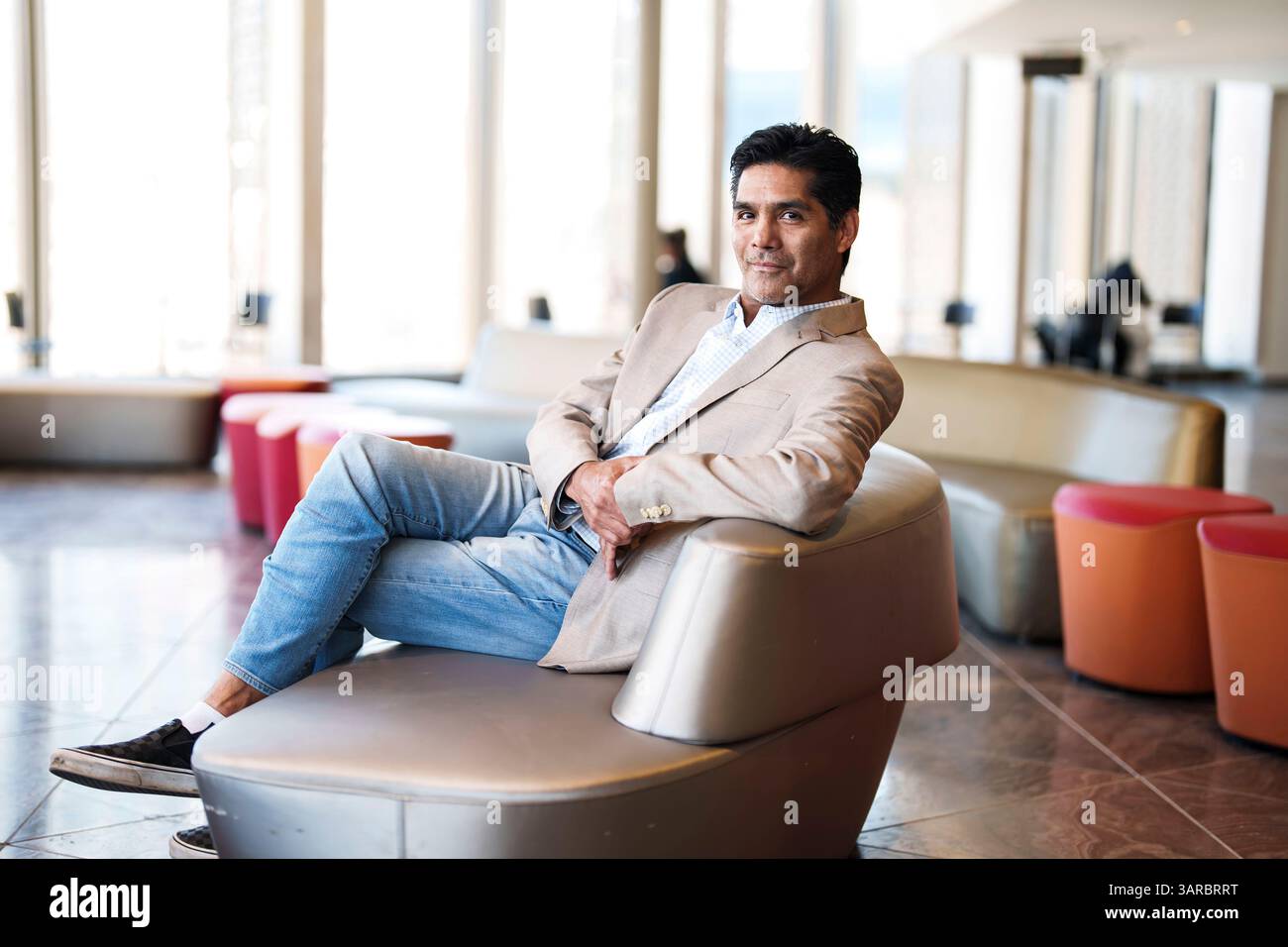 Ottawa, Can. 17th Apr, 2025. Oscar Acosta, CEO of tech startup Body ...