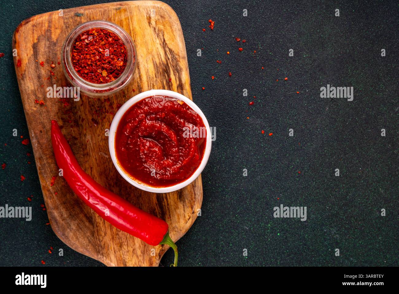 Traditional Korean fermented red chili pepper paste, Gochujang, spicy ...