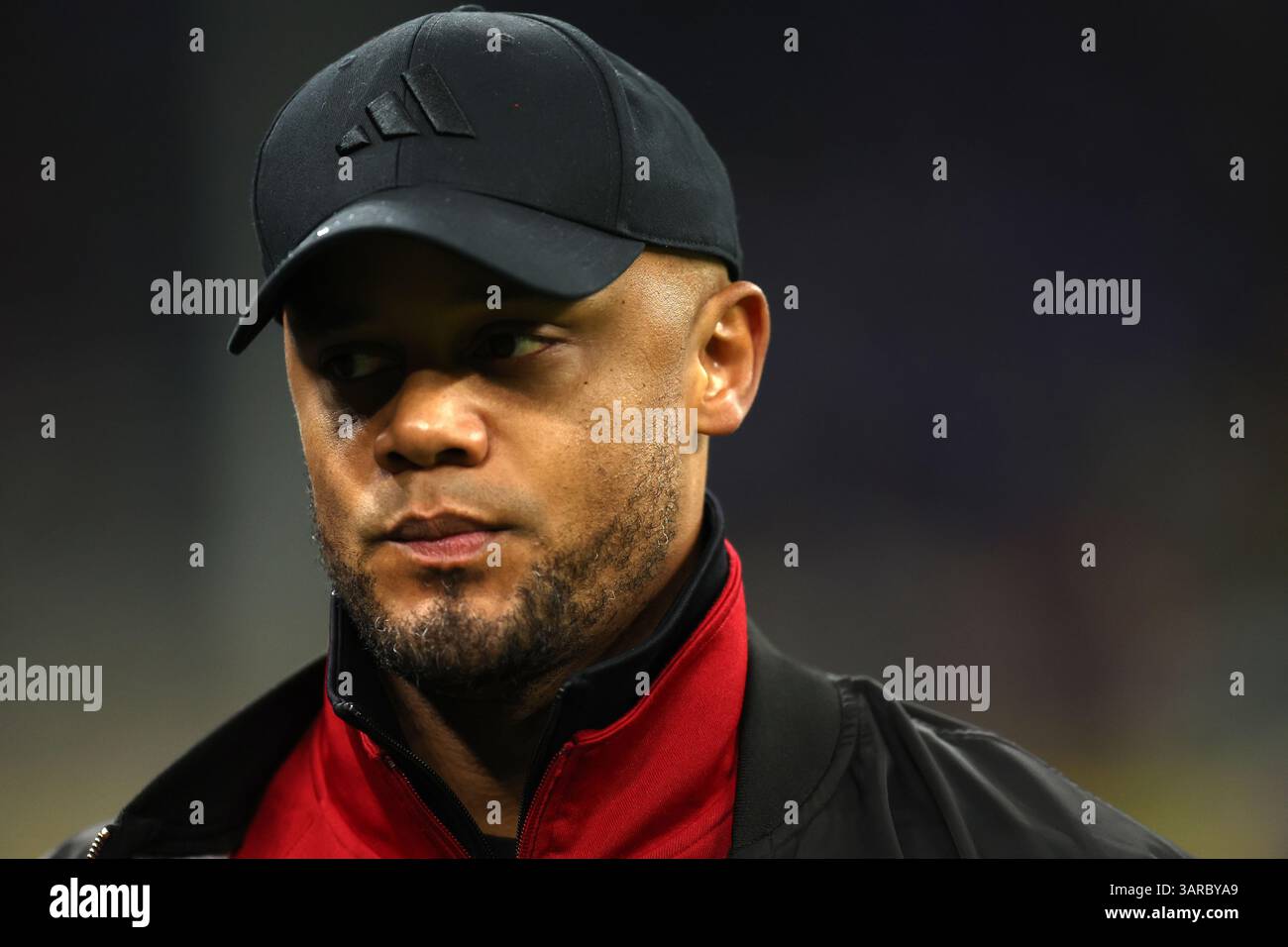 Milano, Italy. 16th Apr, 2025. Vincent Kompany, head coach of FC Bayern ...