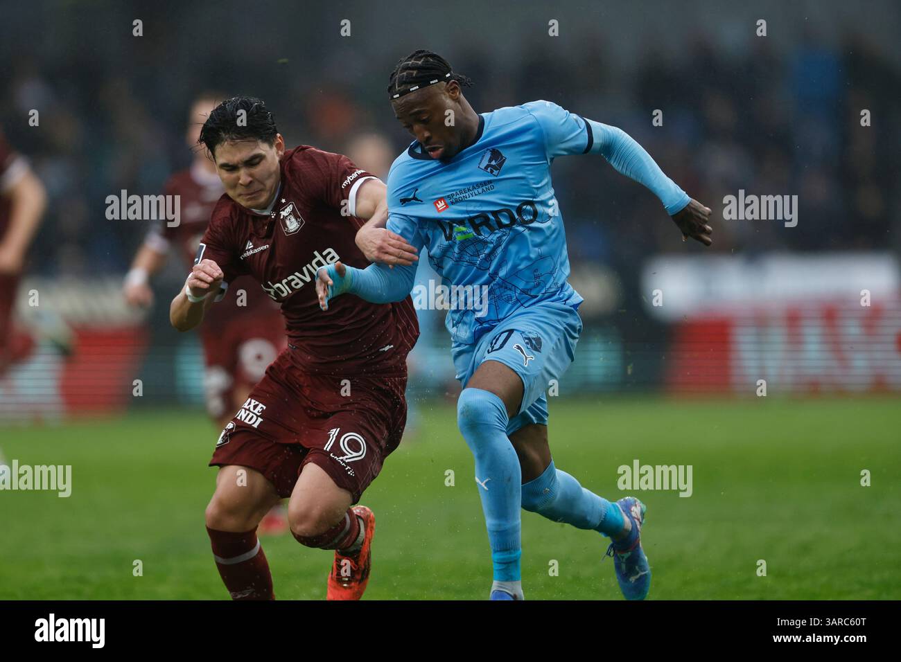 Randers, Denmark. 17th Apr, 2025. Randers FC moeder AGF i ...