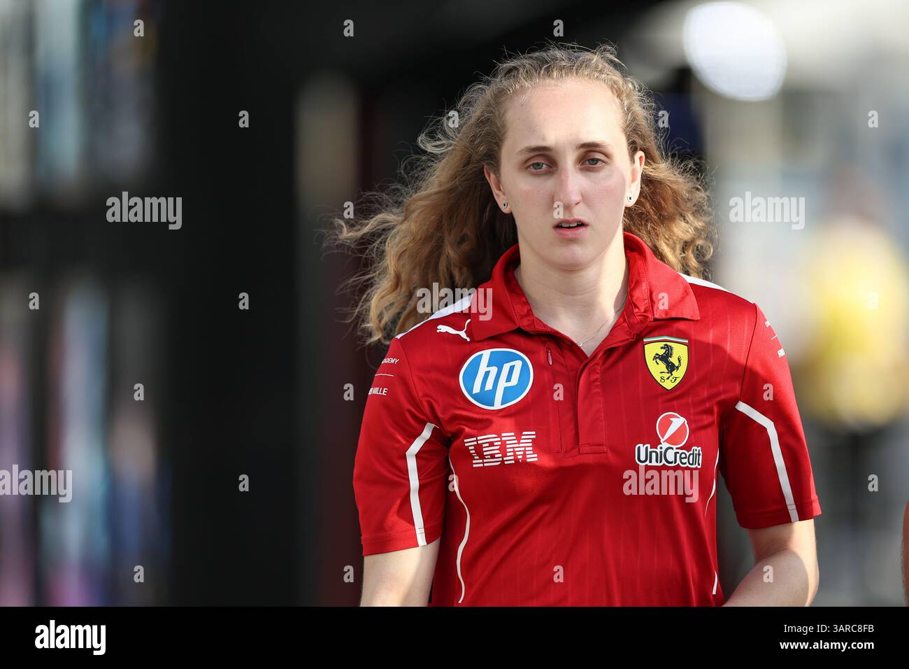 JEDDAH, SAUDI ARABIA - APRIL 17: Maya Weug, F1 Academy Driver(Ferrari ...