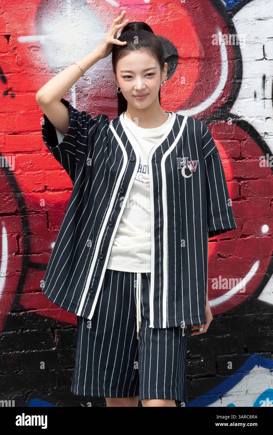 Seoul, South Korea. 17th Apr, 2025. Japanese singer Lia, member of K ...