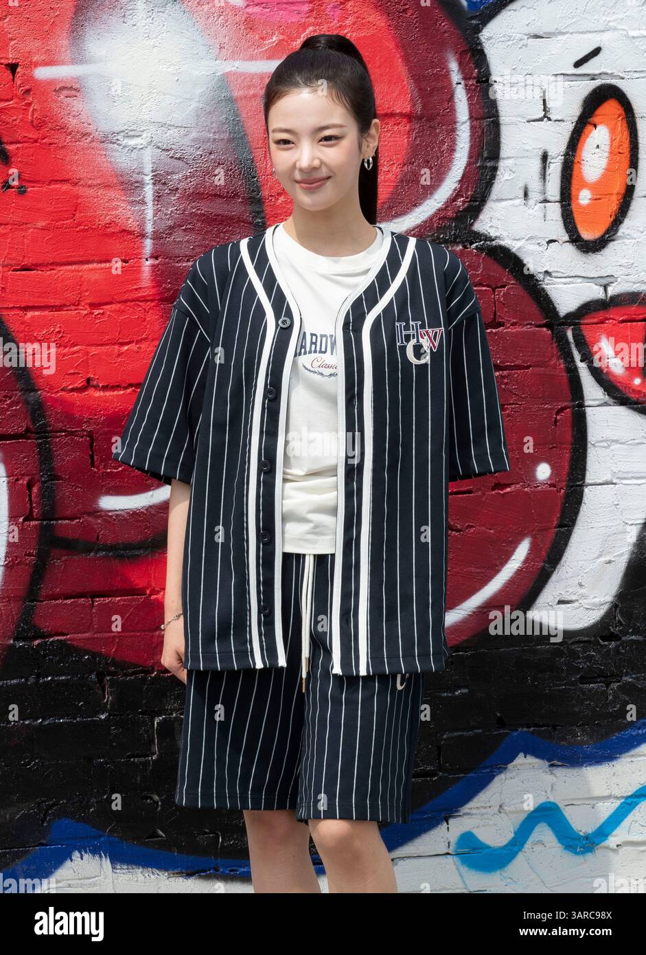 Seoul, South Korea. 17th Apr, 2025. Japanese singer Lia, member of K ...