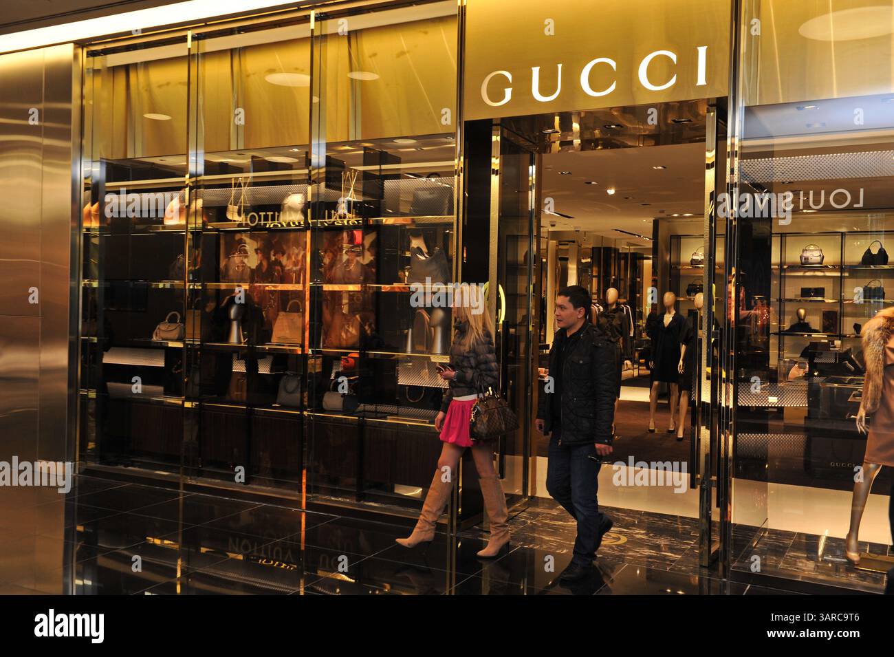 Esentai Mall is a large shopping center with global trade brands Stock ...