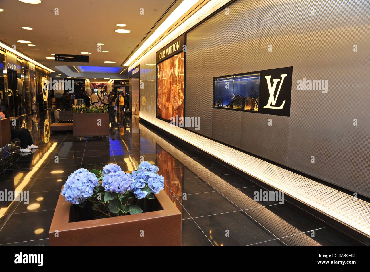 Esentai Mall is a large shopping center with global trade brands Stock ...