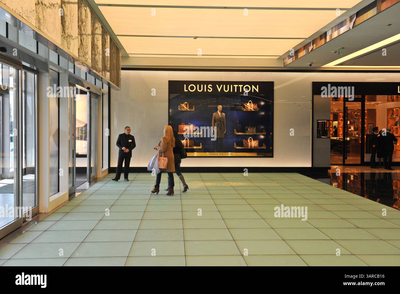 Esentai Mall is a large shopping center with global trade brands Stock ...
