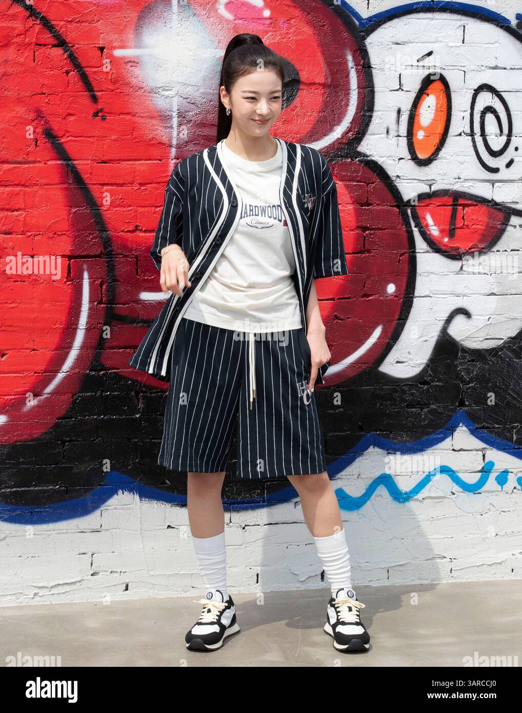 Seoul, South Korea. 17th Apr, 2025. Japanese singer Lia, member of K ...