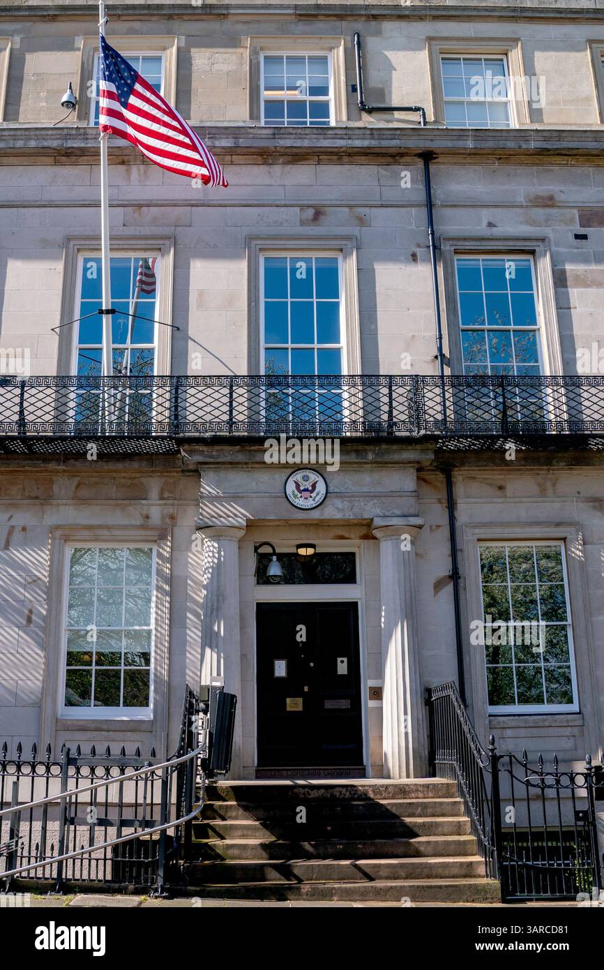 The United States Consulate in Edinburgh which could be closed due to ...