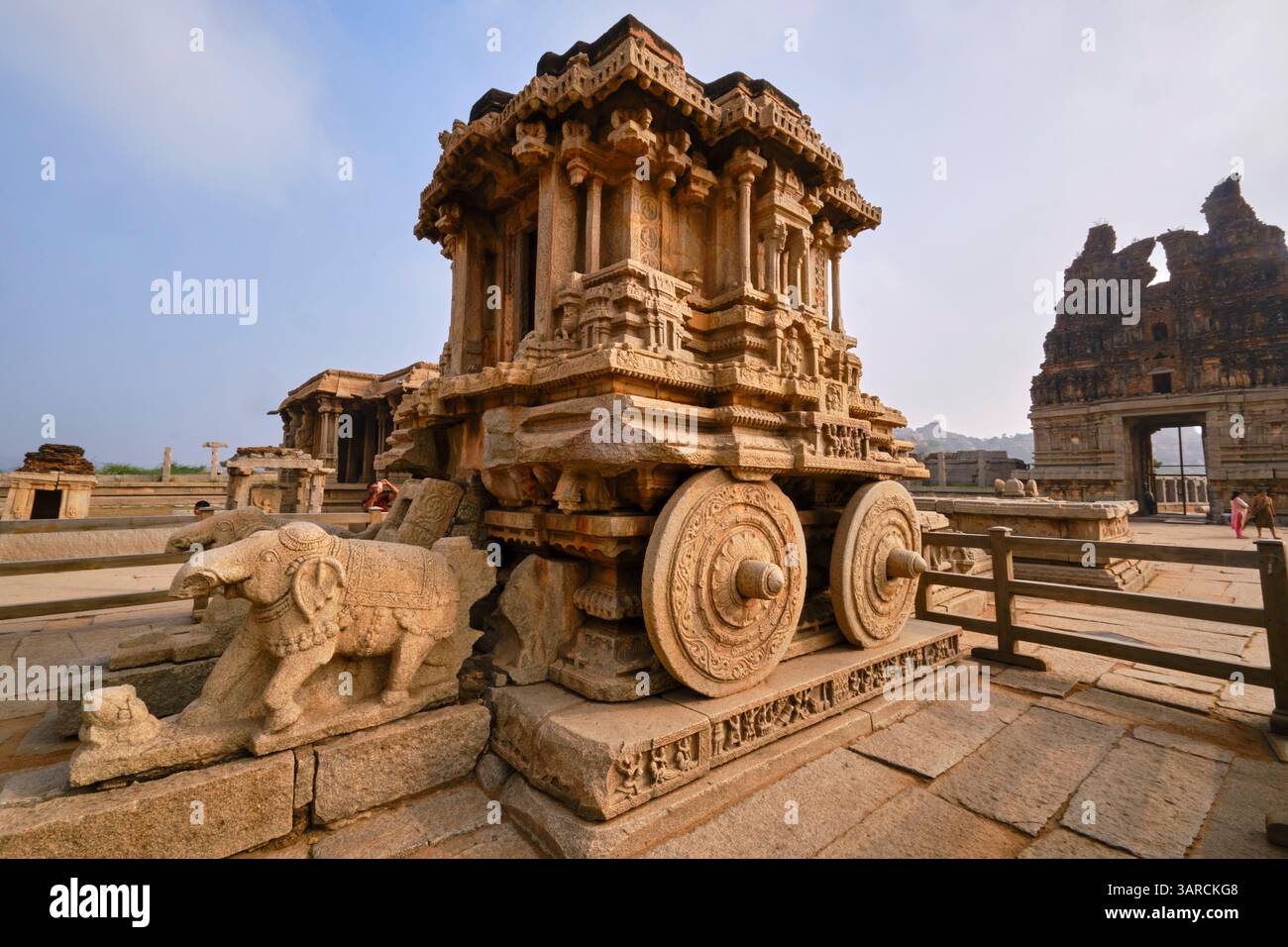 India, Karnataka state, Hampi, capital of the last great Hindu kingdom ...