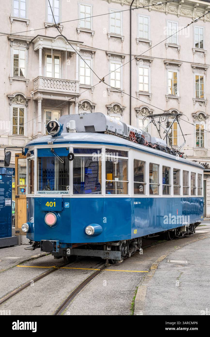 Trieste–Opicina tramway, Trieste, Friuli-Venezia Giulia, Italy Stock ...