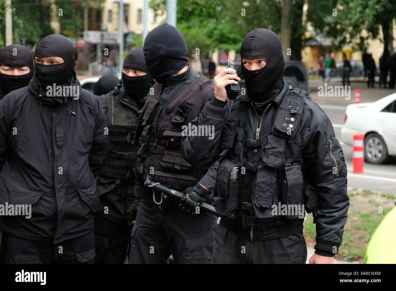 Different city police units on the street Stock Photo - Alamy