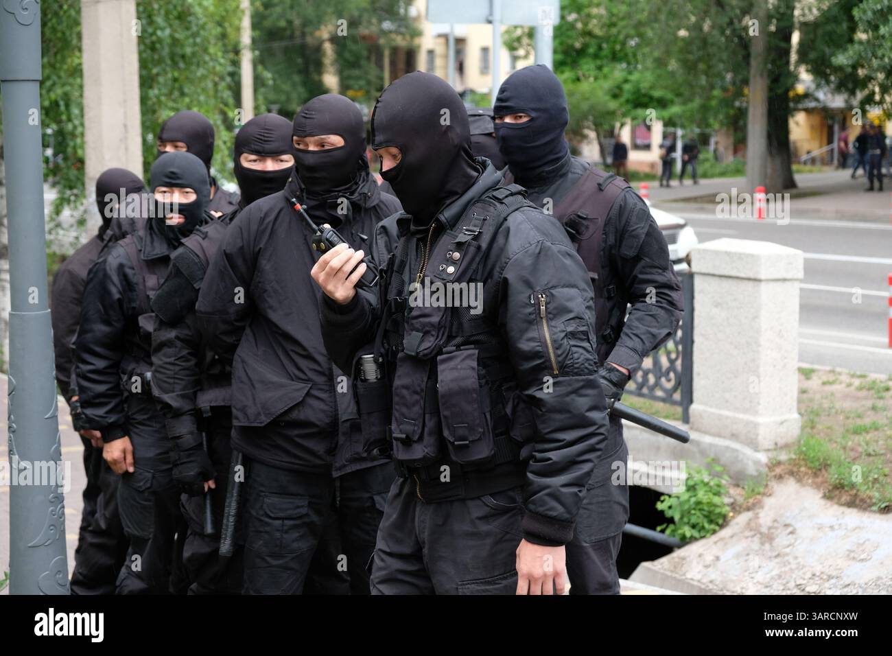 Different city police units on the street Stock Photo - Alamy