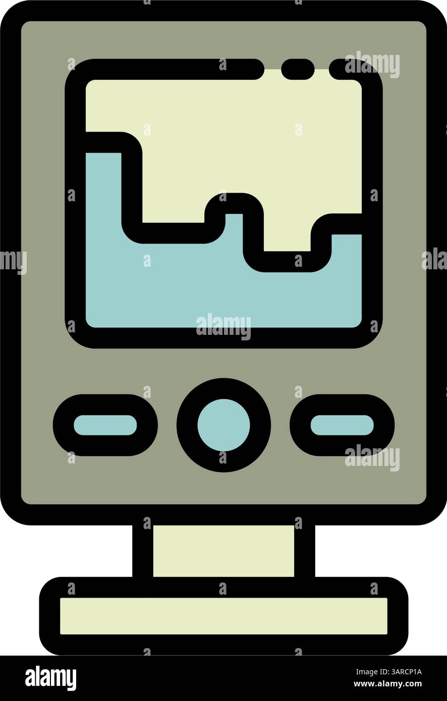 Digital camera on ocean Stock Vector Images - Alamy