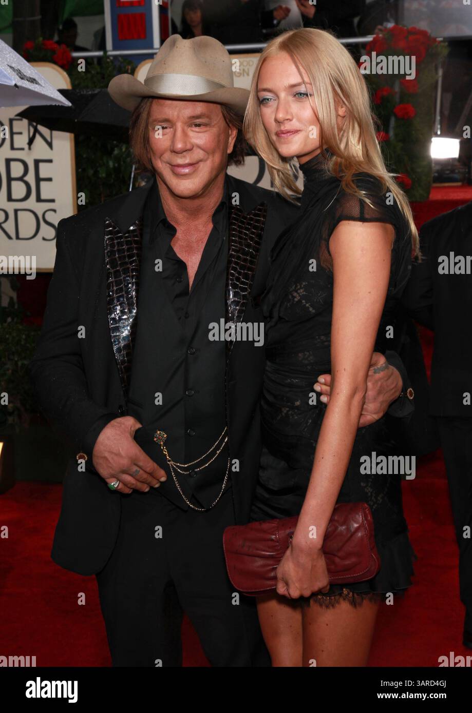 Jan 17, 2010 - Los Angeles, California, USA - MICKEY ROURKE and ...