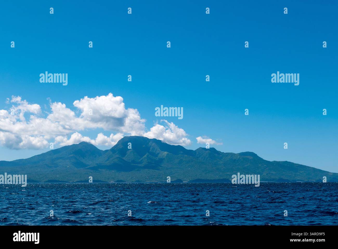 Landscape view of the Mount Agung or Gunung Agung is a mountain in Bali ...
