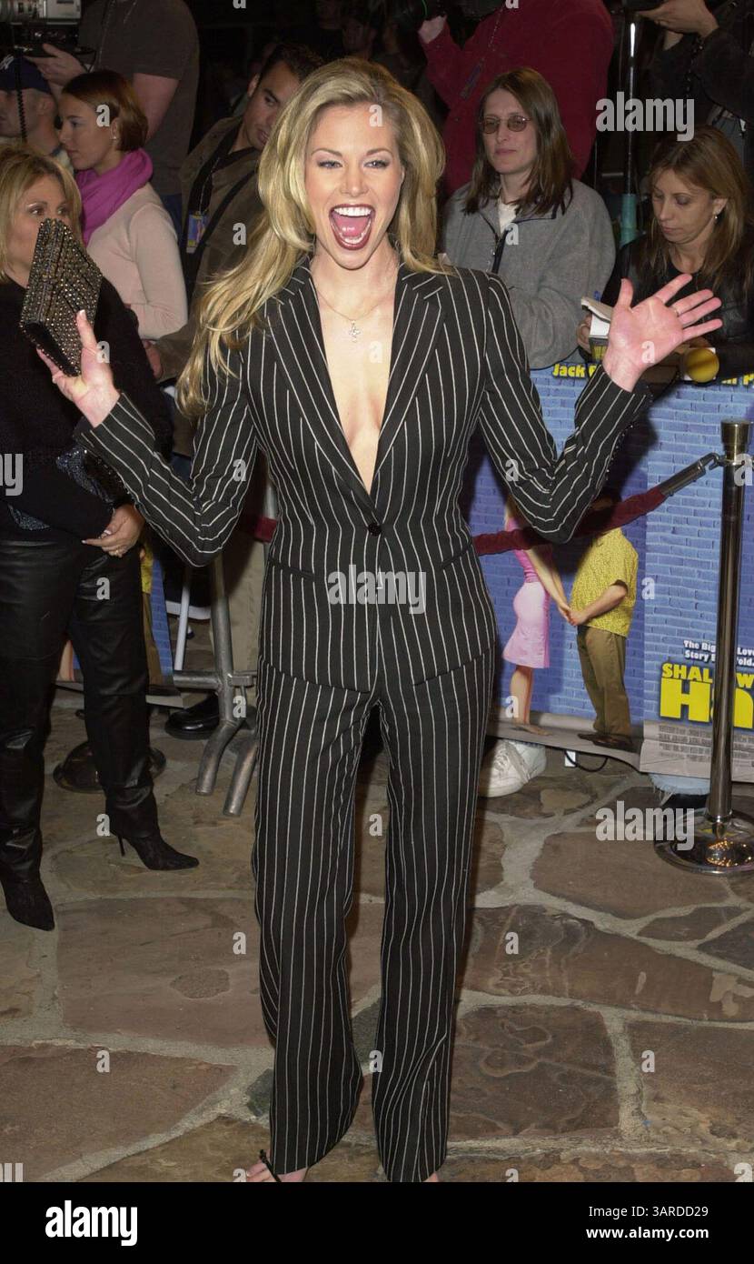 Nov 01, 2001; Los Angeles, CA, USA; Actress BROOKE BURNS arrives @ the ...