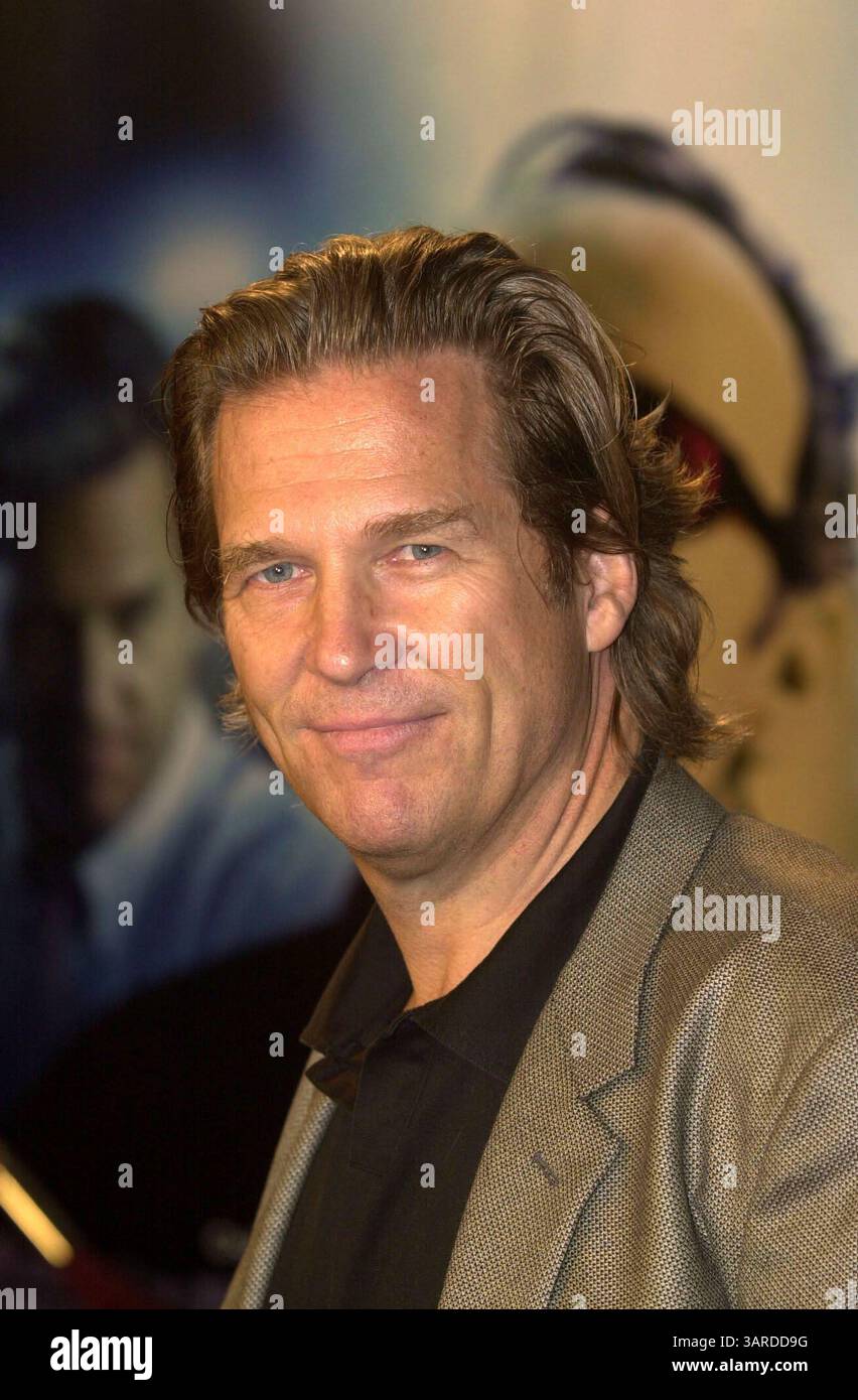 Oct 22, 2001; Los Angeles, CA, USA; Actor JEFF BRIDGES, stars as Dr ...