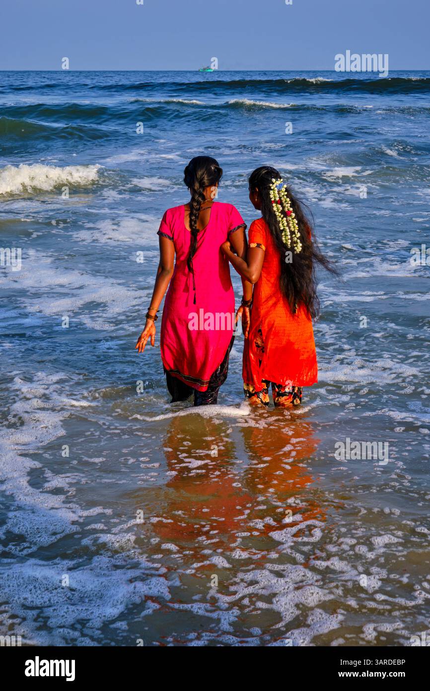 India, Tamil Nadu, Chennai (Madras), Marina Beach in the city center Stock Photo - Alamy