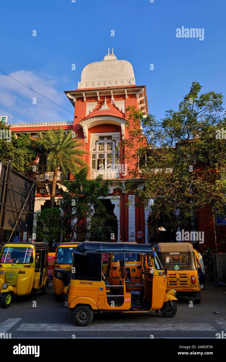 India, state of Tamil Nadu, Chennai (Madras), Chennai Egmore Station ...