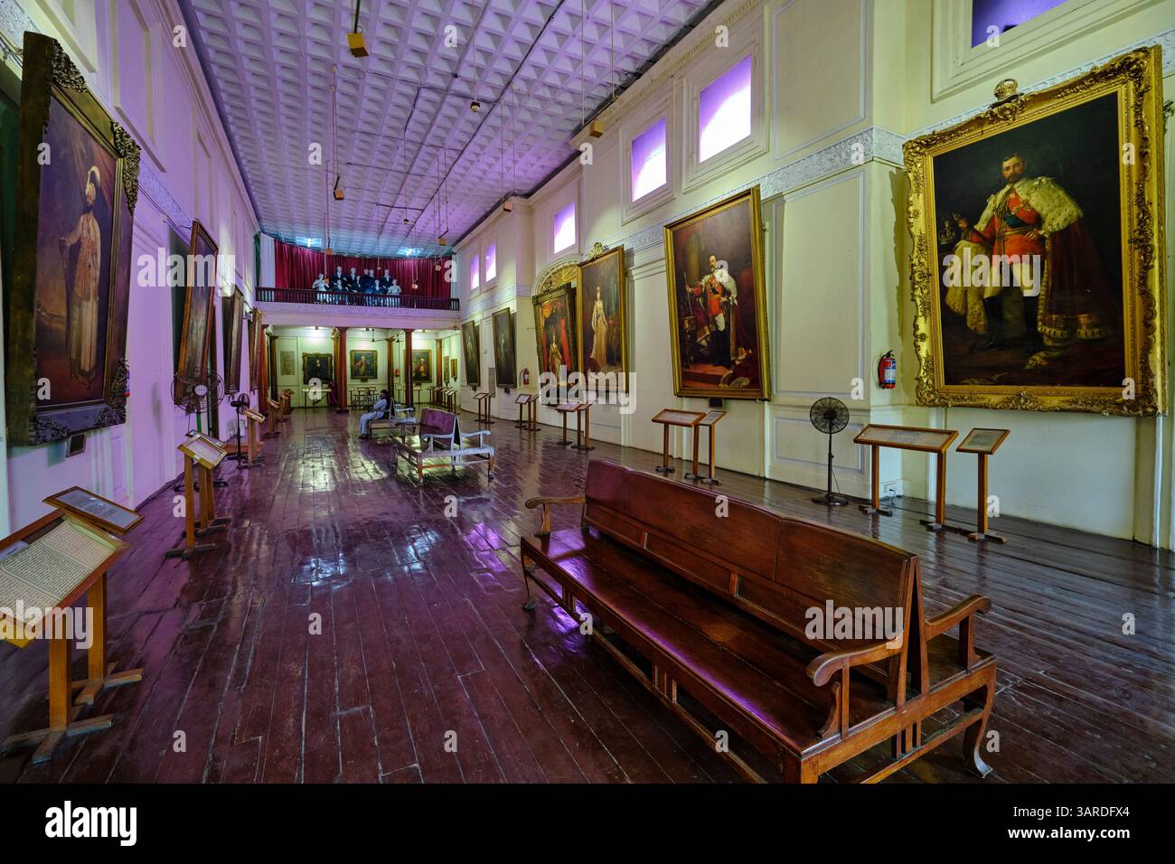 India, Tamil Nadu, Chennai (Madras), Fort St. George Museum, Paintings ...