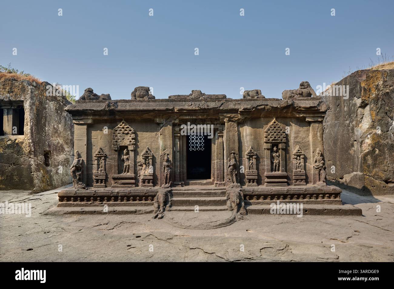 Ellora Cave No. 15, Aurangabad, India, Asia Stock Photo - Alamy