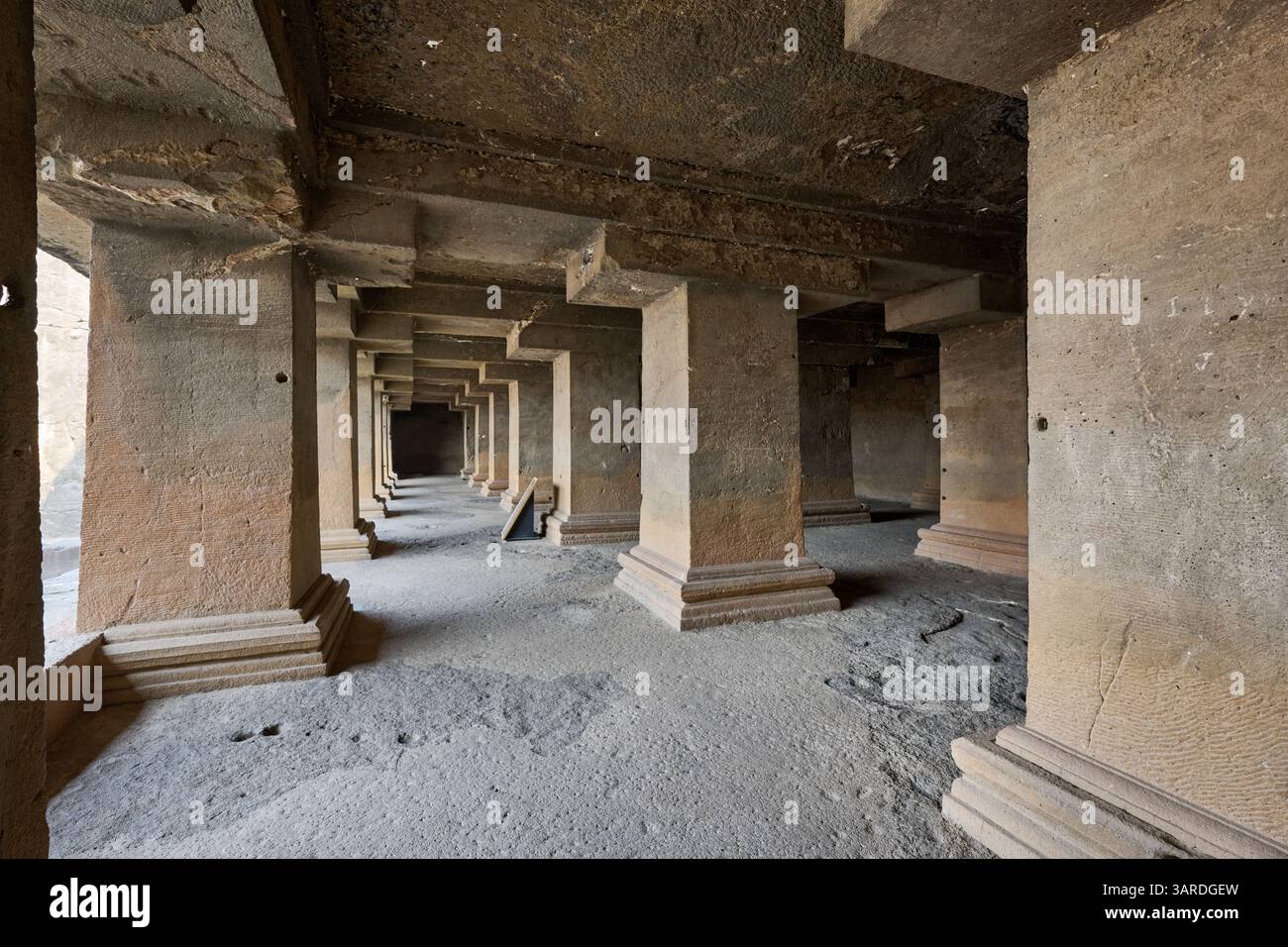 Ellora Cave No. 15, Aurangabad, India, Asia Stock Photo - Alamy