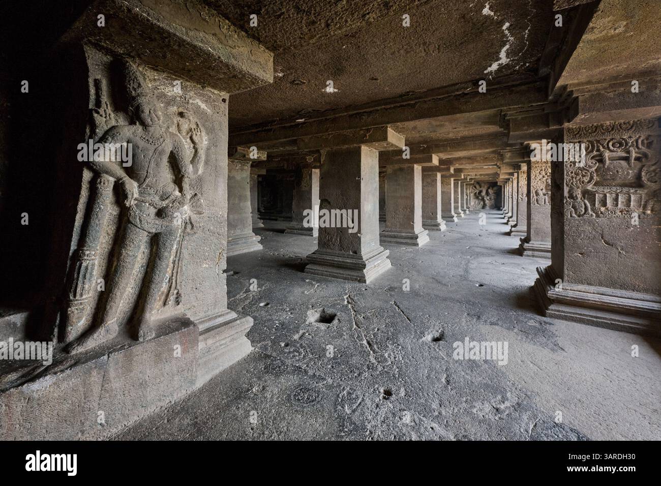 Ellora Cave No. 15, Aurangabad, India, Asia Stock Photo - Alamy