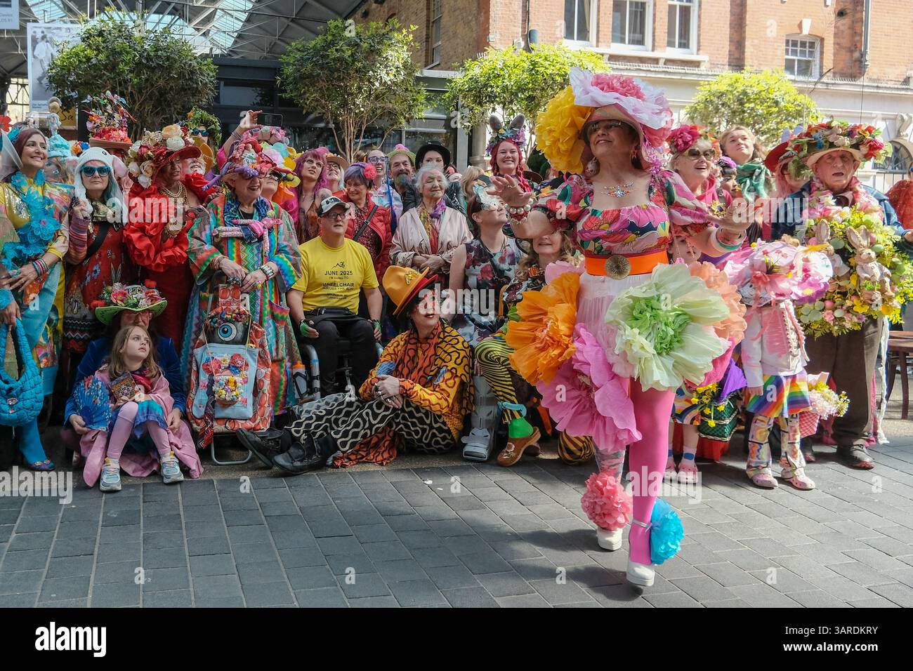 London, UK. 17th April, 2025. Ever-vibrant and creative attendees at ...
