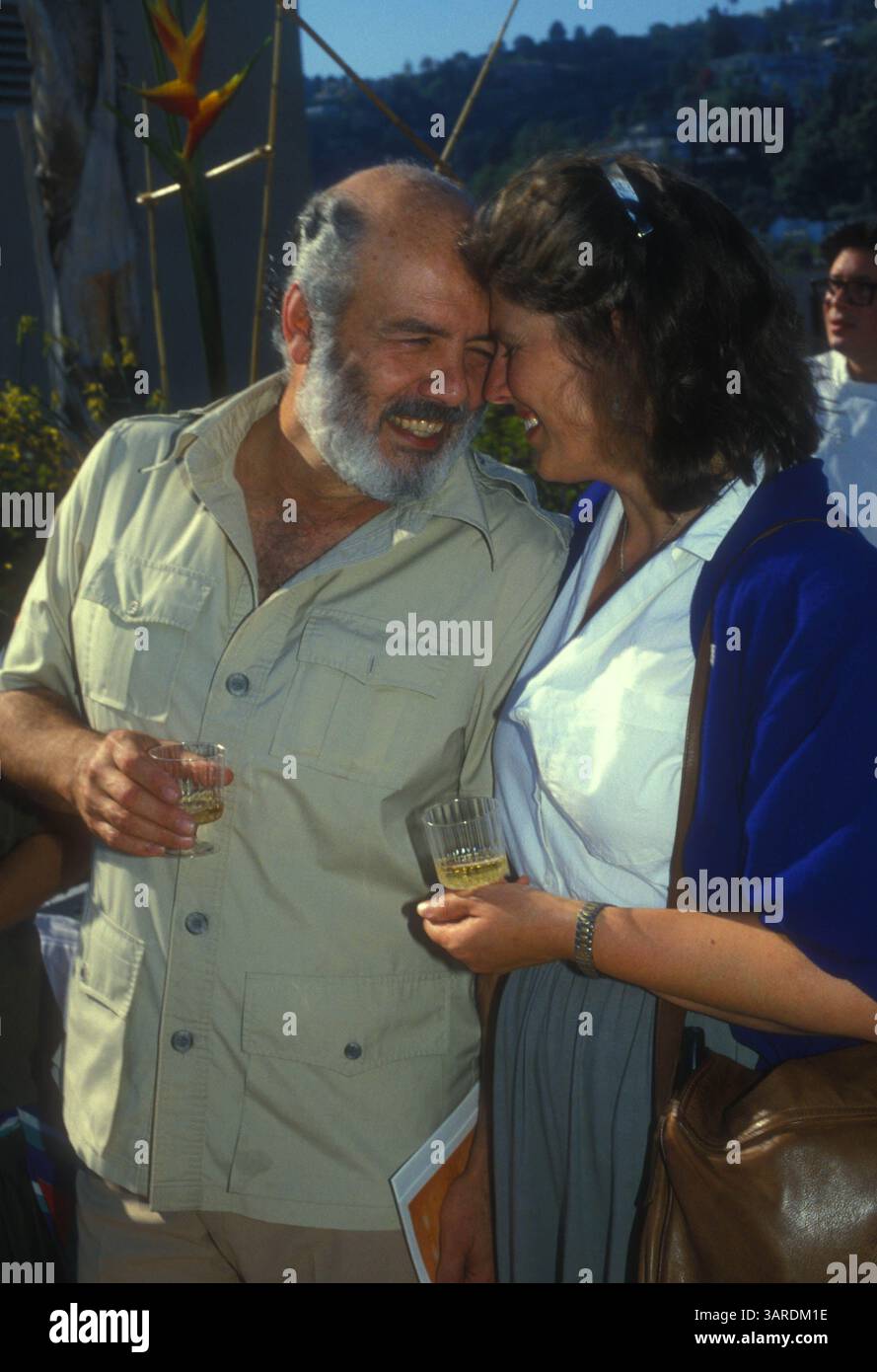 Dec. 00, 1987 - PERNELL ROBERTS with wife Kara Knack 1987. PERNELLROBERTSRETRO(Credit Image ...