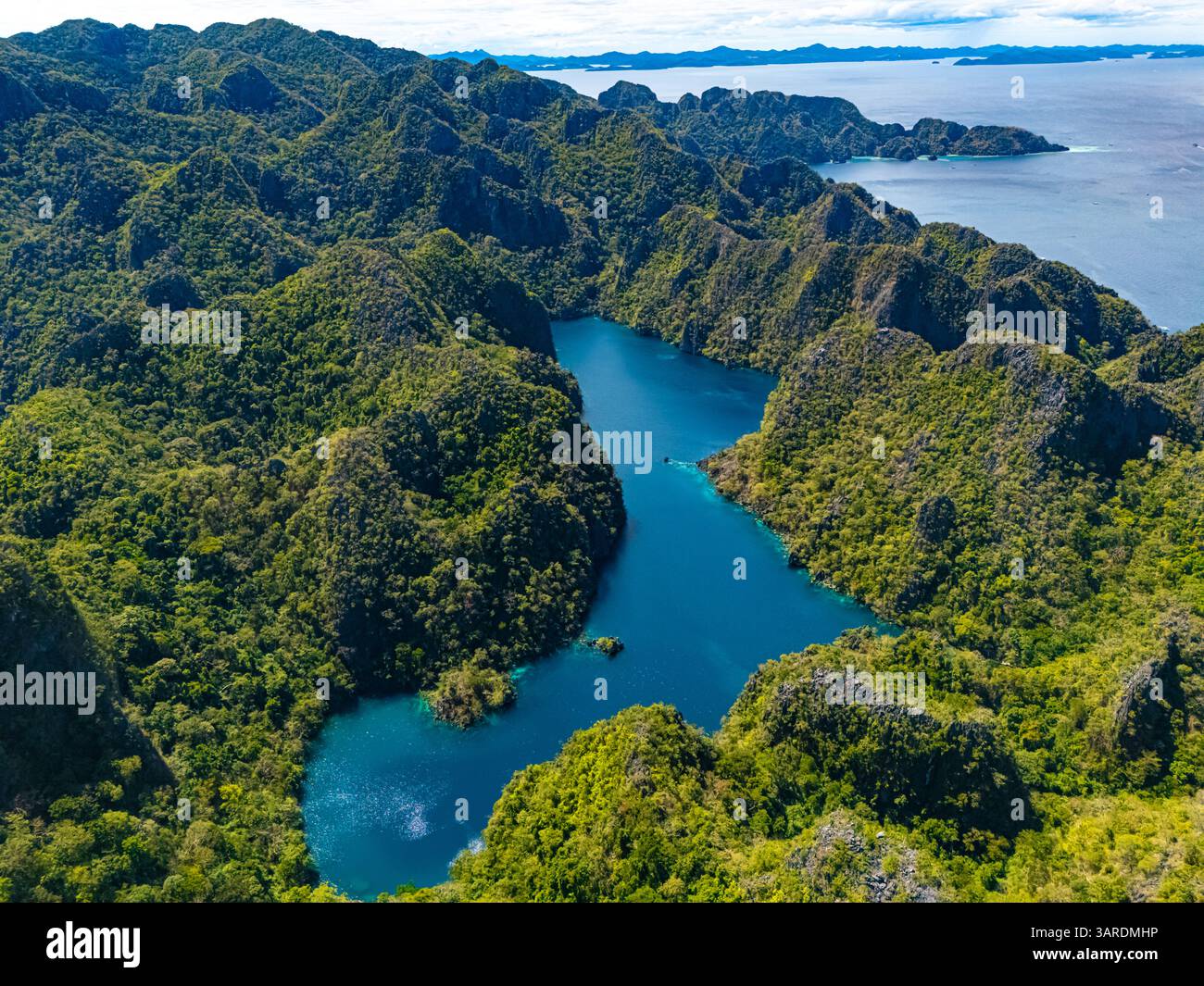 Kayangan Lake on Coron Island in the province of Palawan, Philippines ...