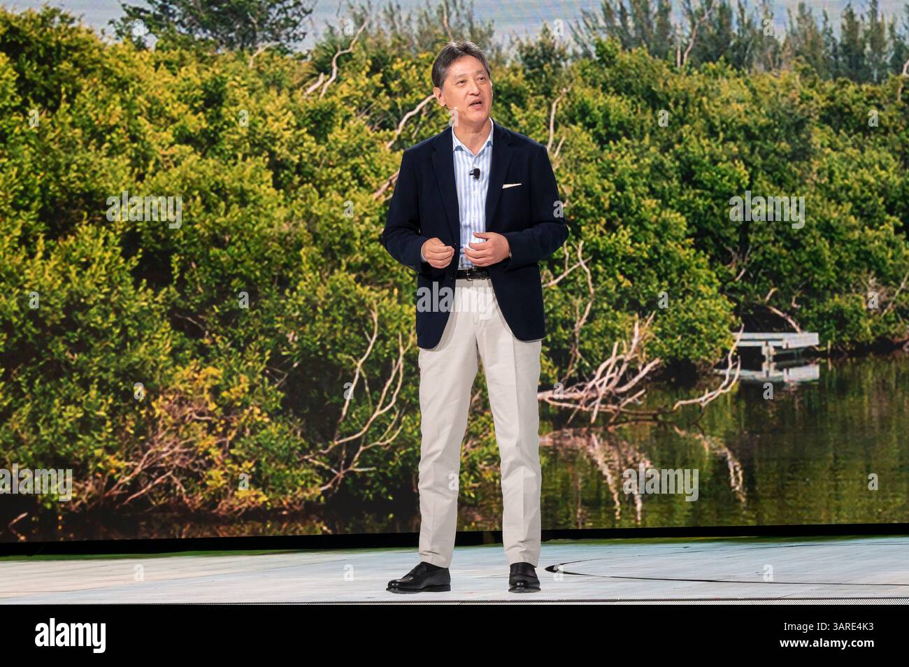 New York, United States. 16th Apr, 2025. Atsushi Osaki, President and ...