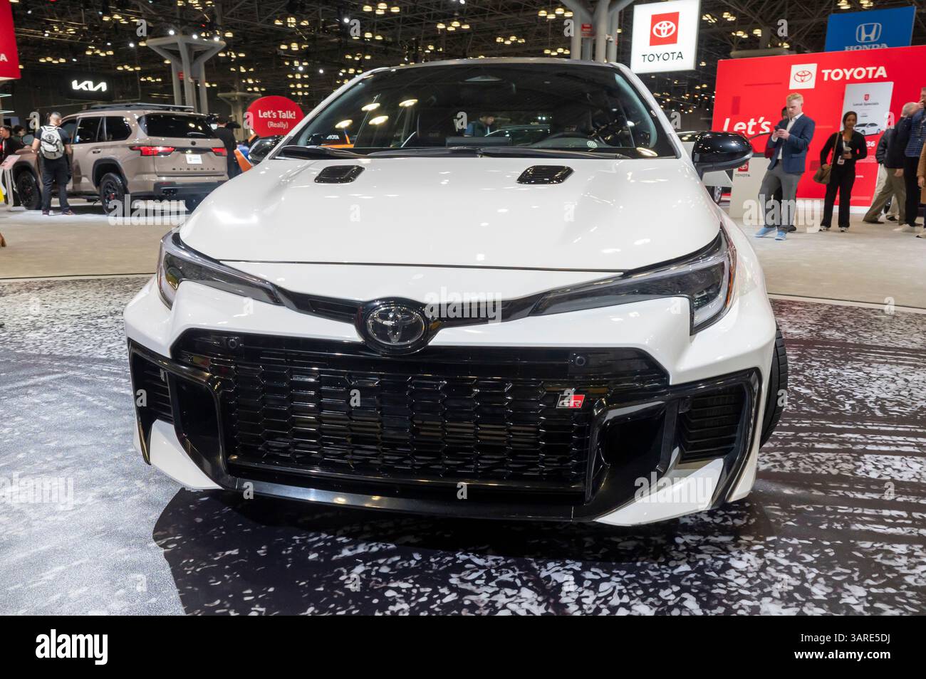 New York, United States. 16th Apr, 2025. The new 2026 Toyota GR Corolla ...
