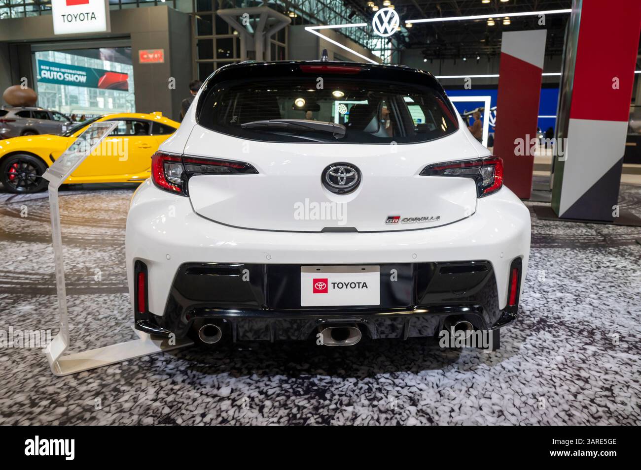 New York, United States. 16th Apr, 2025. The new 2026 Toyota GR Corolla ...