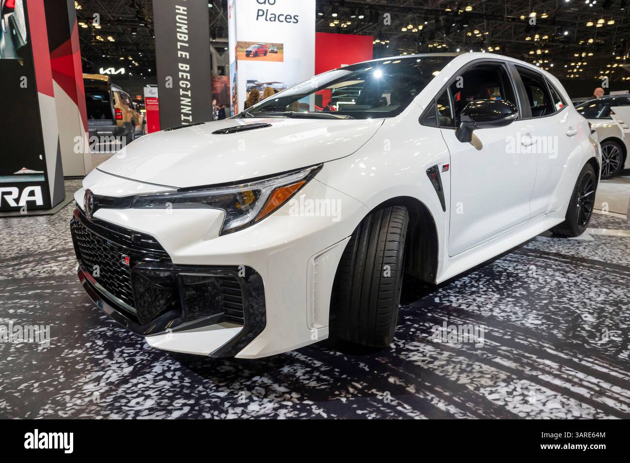New York, United States. 16th Apr, 2025. The new 2026 Toyota GR Corolla ...