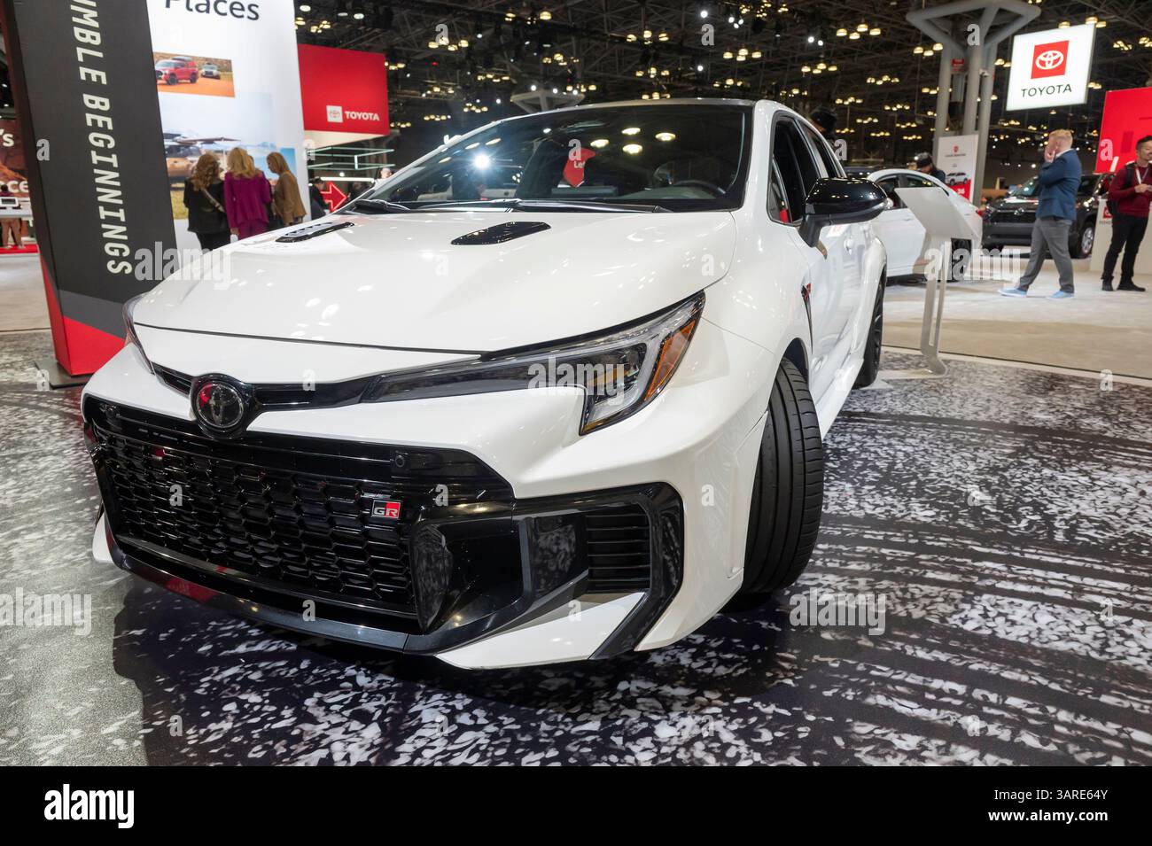 New York, United States. 16th Apr, 2025. The new 2026 Toyota GR Corolla ...